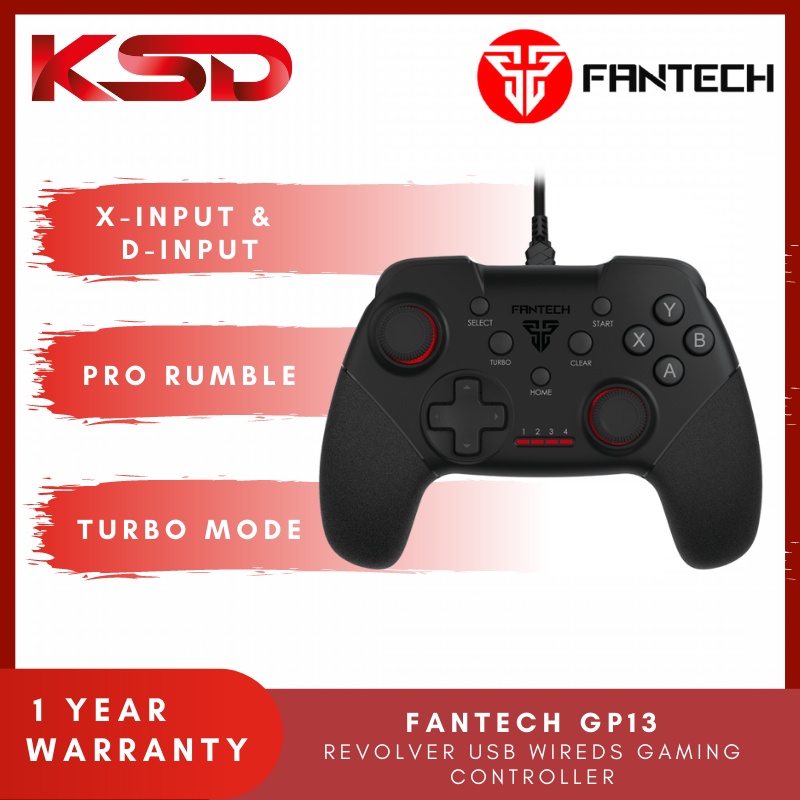 FANTECH GP13 SHOOTER II / GP12 REVOLVER Gaming Controller - Gamepad For ...