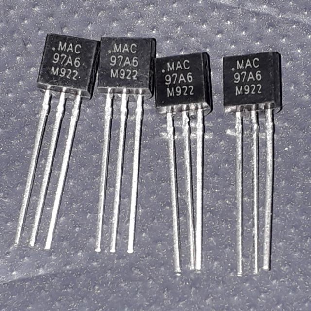 (1087) MAC97A6 97A6 0.6A/400V TRIAC TO-92 | Shopee Malaysia