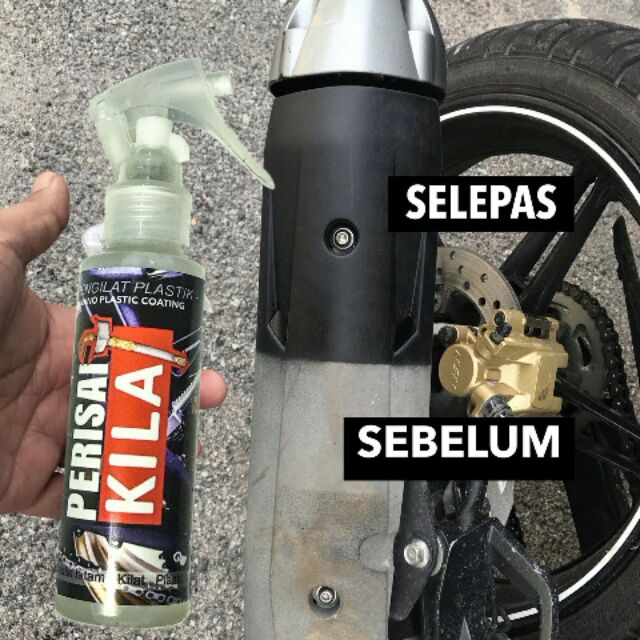 Pengilat Plastik Motor dan Kereta plastic nano coating perisai kilat ...