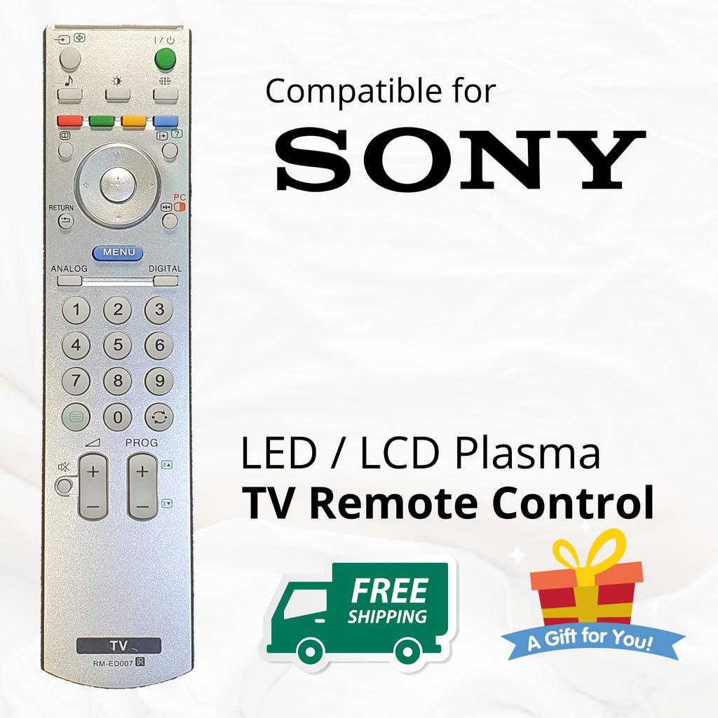 SONY RM-ED007 LED LCD Bravia Smart TV Remote Control RM-GA008 RM-YD028 ...