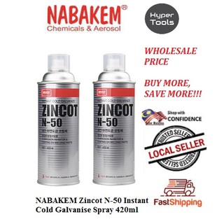 NABAKEM Zincot N-50 Instant Cold Galvanise Spray 420ml | Shopee Malaysia