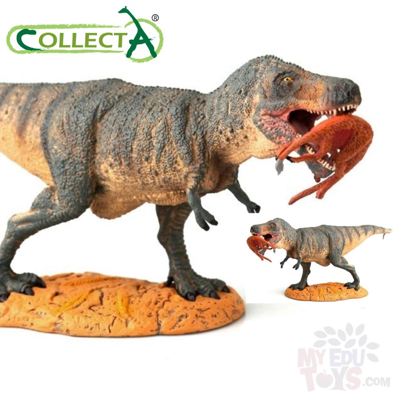 Tyrannosaurus Rex With Prey Struthiomimus - Collecta 88573 Prehistoric ...