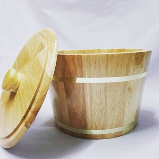 Wooden Rice Bucket / Rice storage container 6kg & 10kg / Wood Rice ...