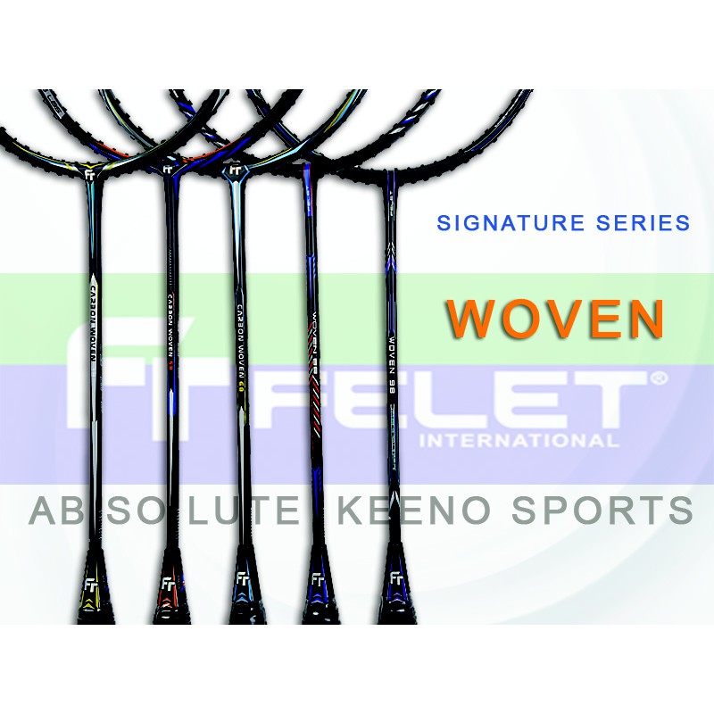 FELET Badminton Racket WOVEN Series | Shopee Malaysia