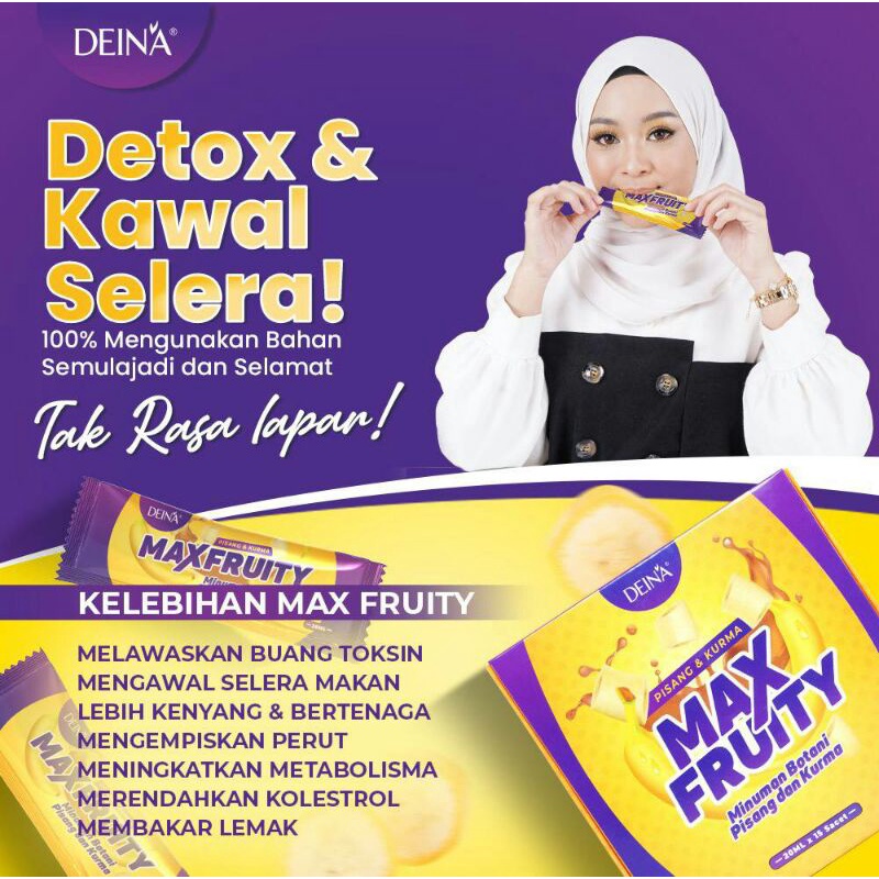 DETOX MAX FRUITY Deina | Shopee Malaysia