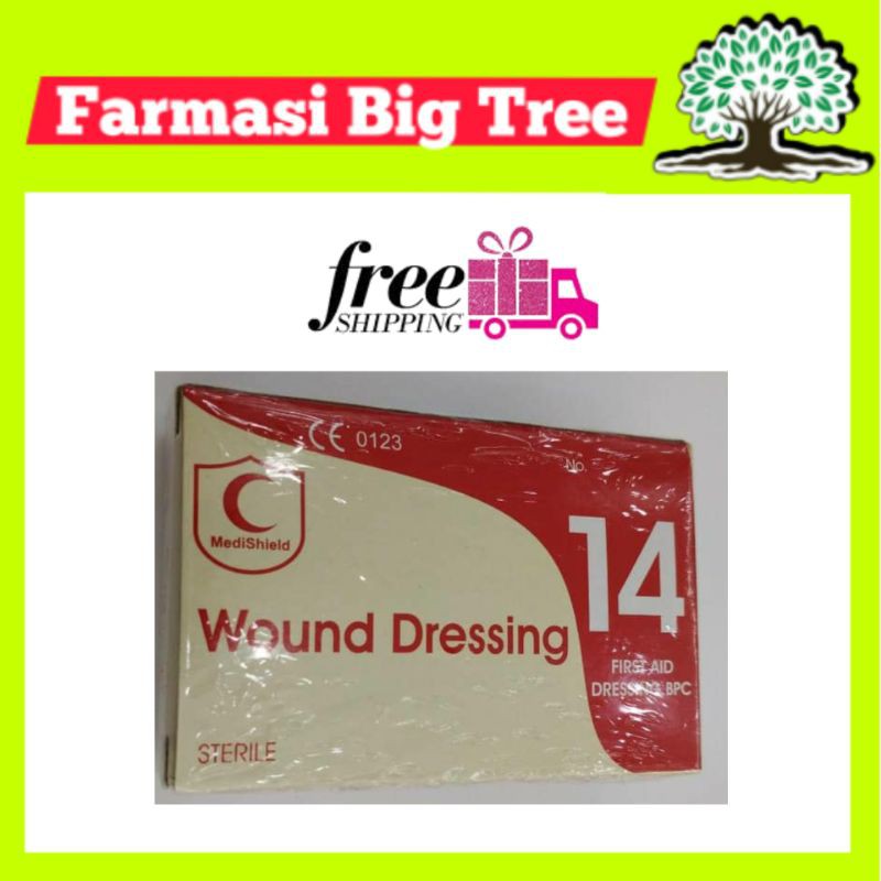 medishield WOUND DRESSING lint 14 FIRST AID DRESSING | Shopee Malaysia