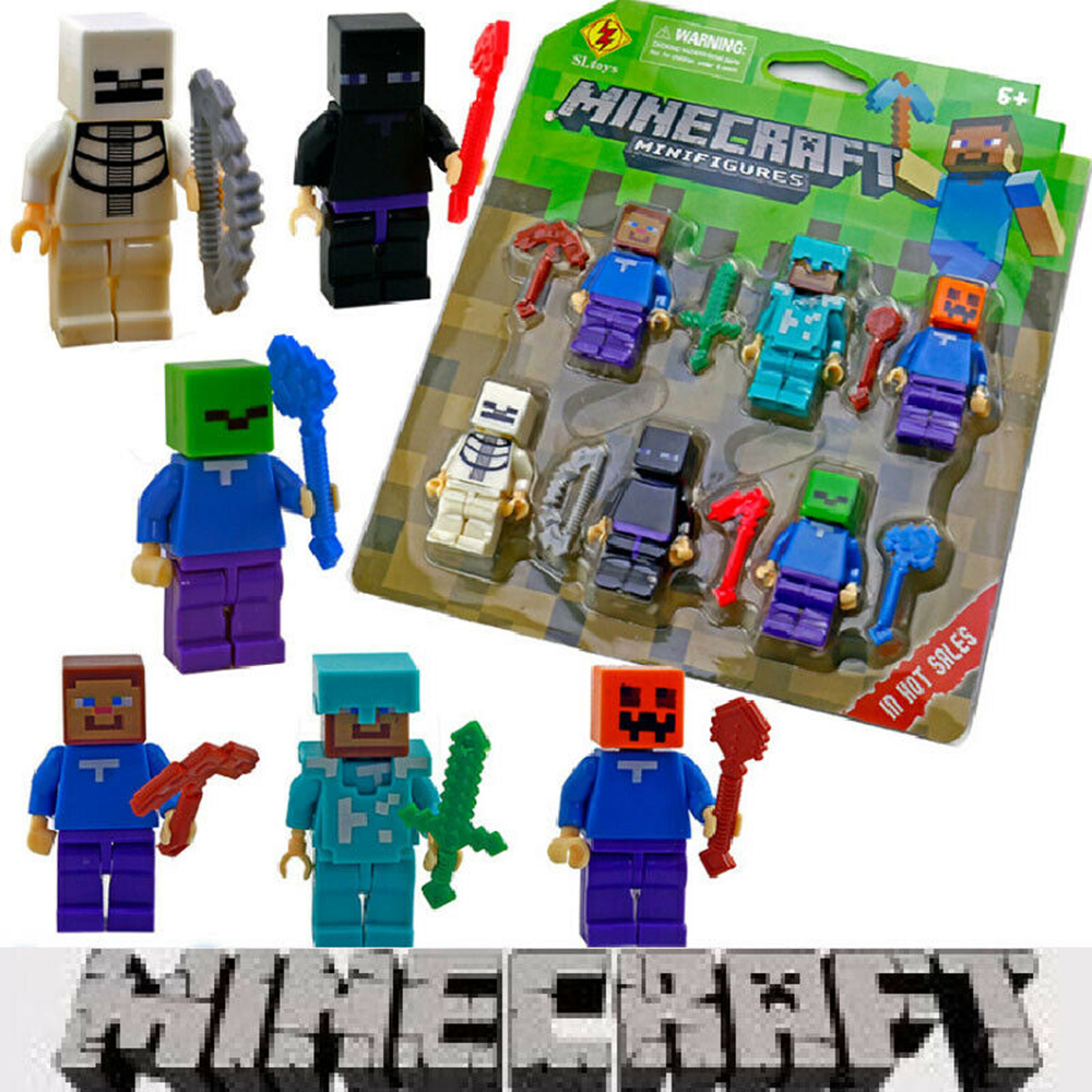 COD 2in1 Personalizado LEGO MINECRAFT Mini Figuras Modo Historia Steve ...