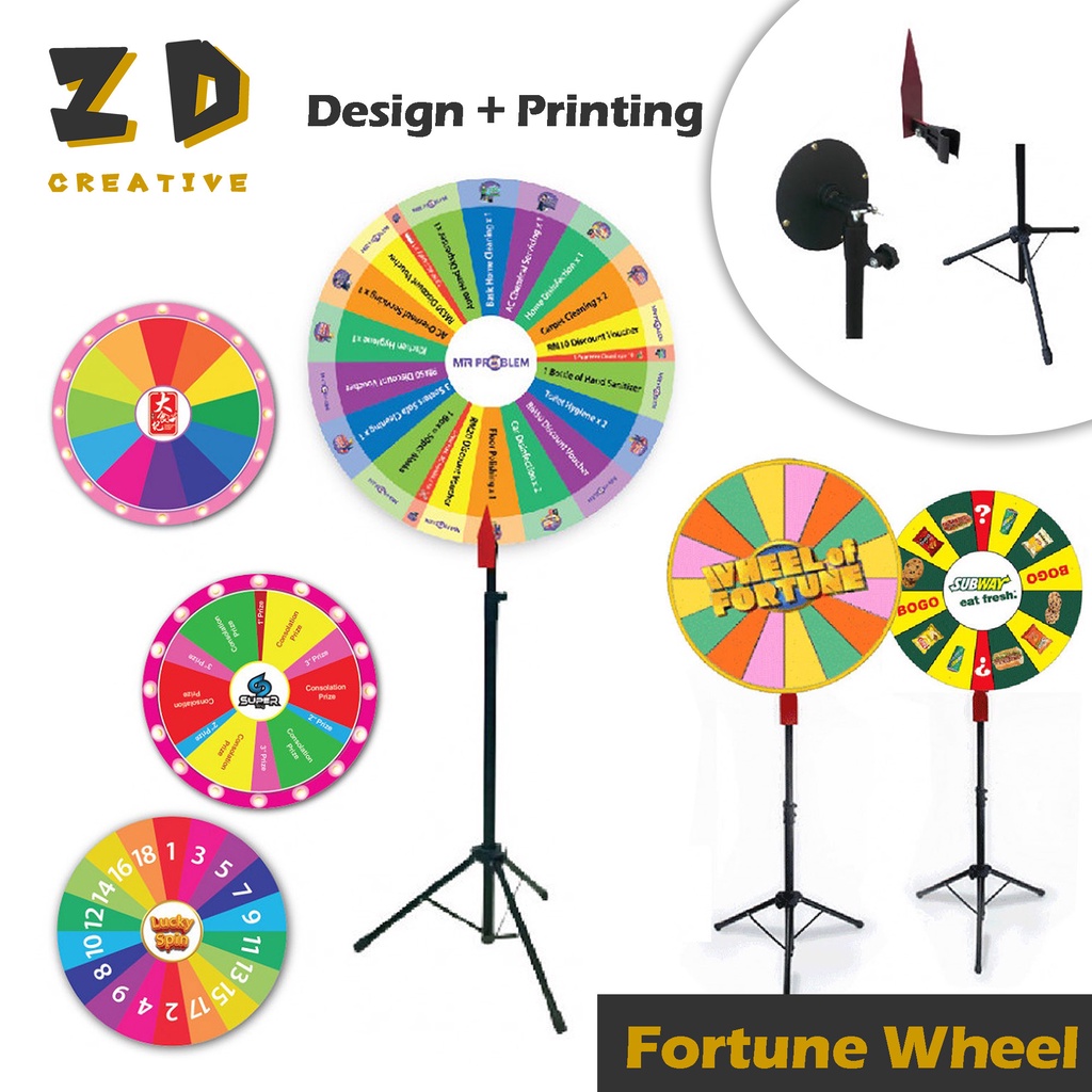 Fortune Wheel / Wheel of Fortune / Gift Spin & Win / 幸运转盘 / Lucky Draw ...