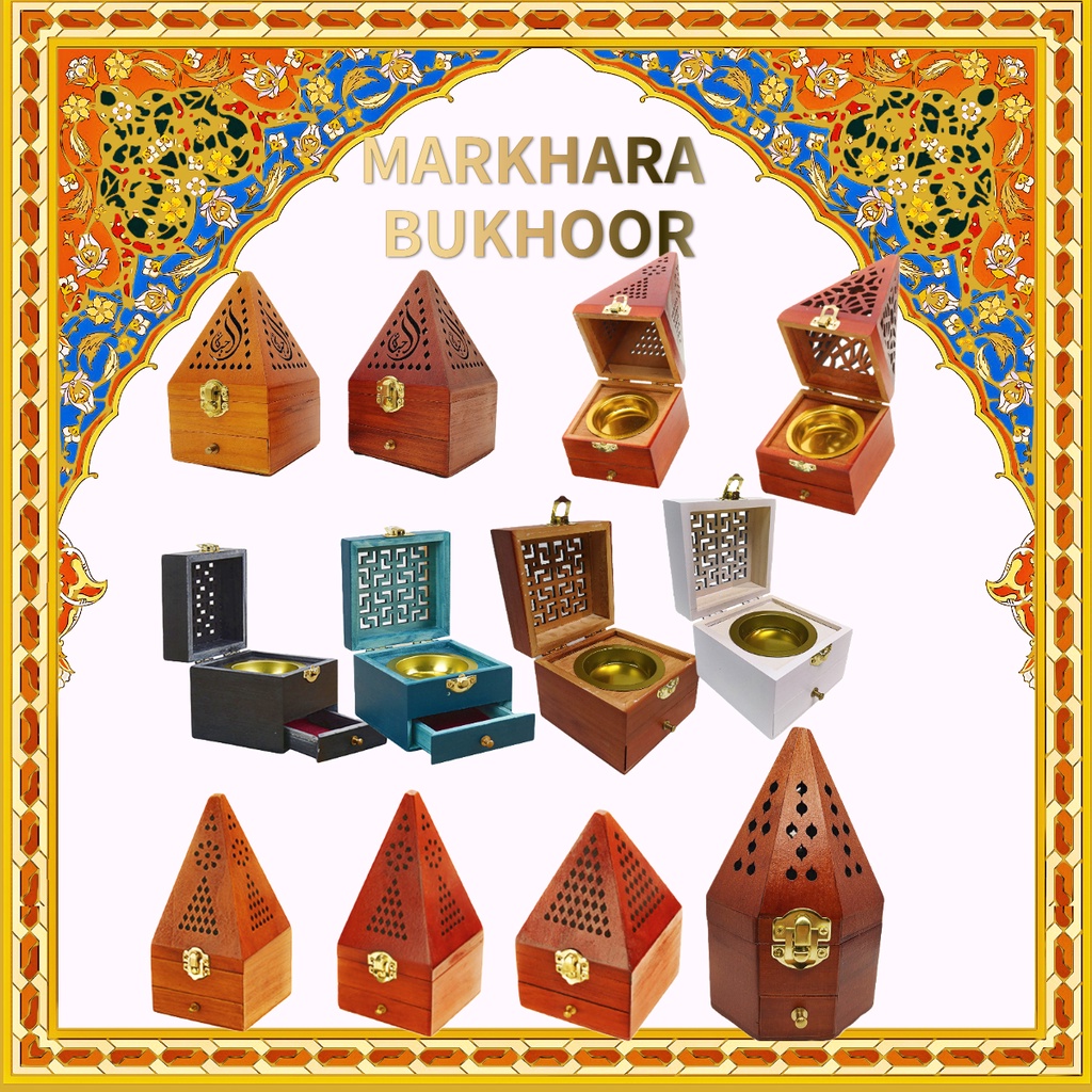 Bukhoor Burner Bakhoor Arang Bakhoor Mabkhara Kayu Pewangi Bukhoor Set ...