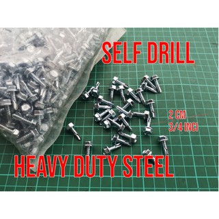 Skru besi 50 pcs / C-Chanel / 20 mm / Self drilling screw HEX head ...