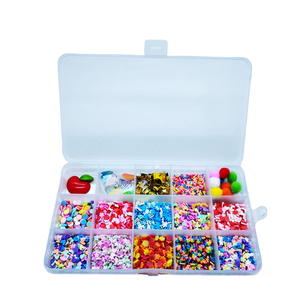 DECORATION KIT SET VARIETY OF 15 ACCESSORIES SLIME - DIY DECO SLIME ...