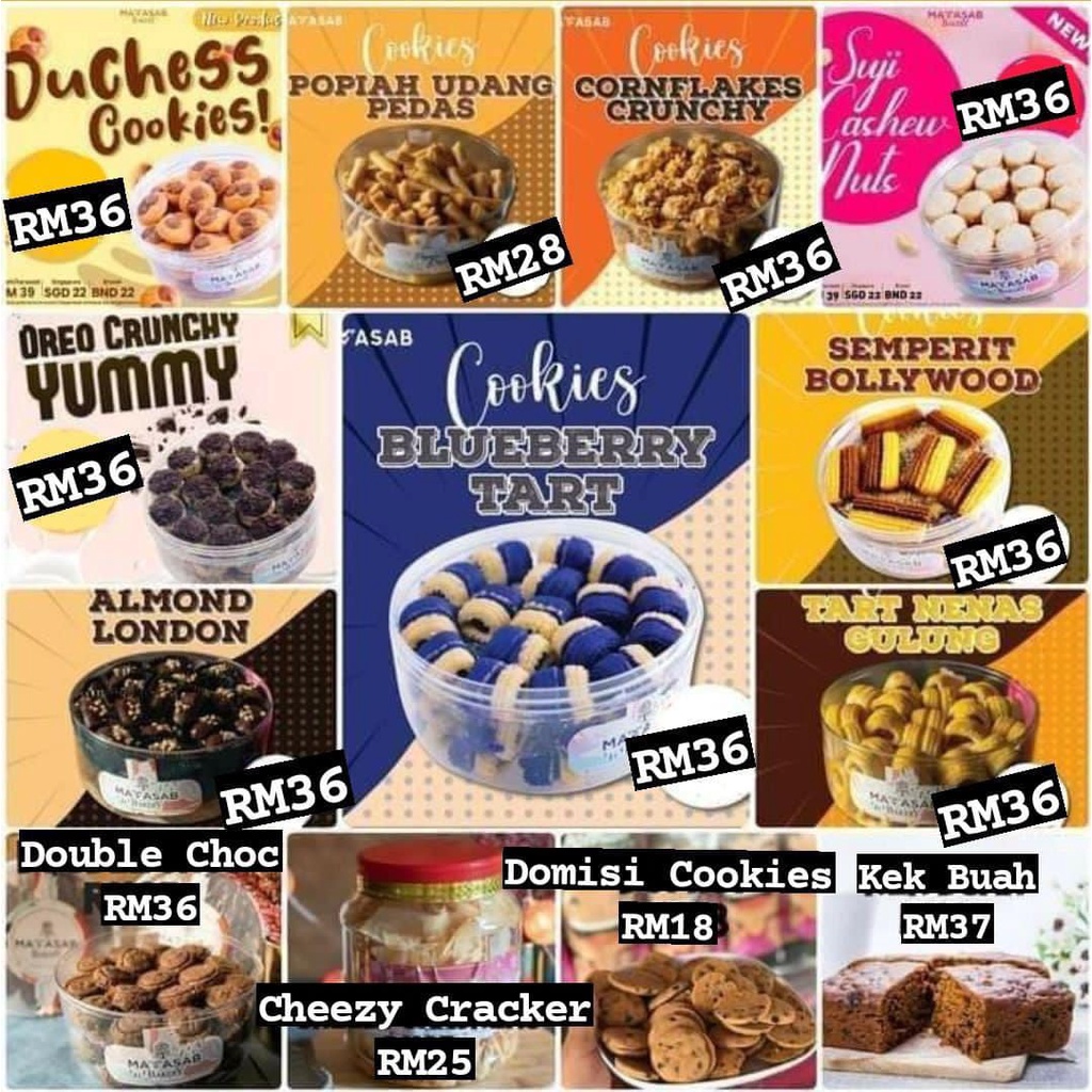 Mamasab Raya Cookies Biskut Raya Kukis Raya Mamasab 2022 | Shopee Malaysia