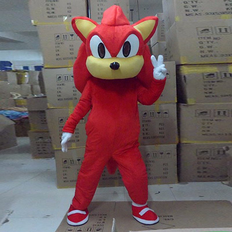 New Sonic The Hedgehog Mascot Costume Sonic Mascot Costume Cosplay Free
