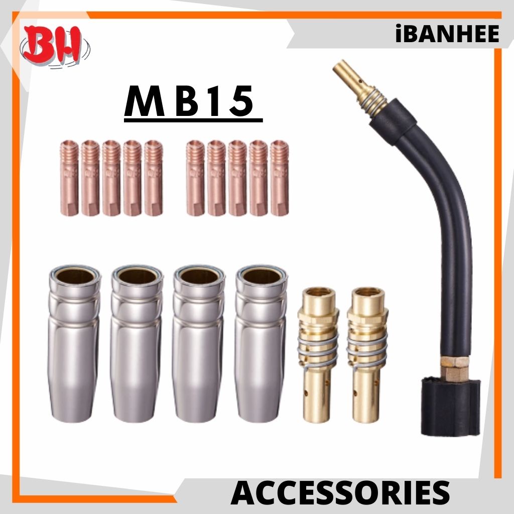 [iBANHEE] CO2 MIG TORCH MB15 Gas Nozzle / Tip Holder / Contact tip | Shopee Malaysia