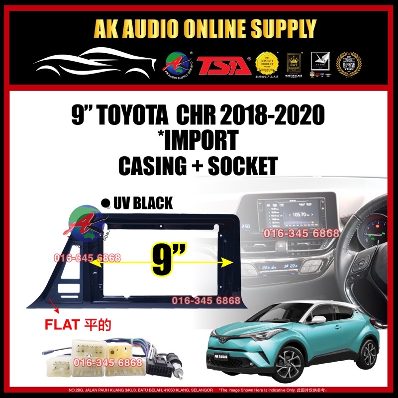 Toyota CHR 2018 - 2021 ( Import ) Android 9" Inch Android Casing ...
