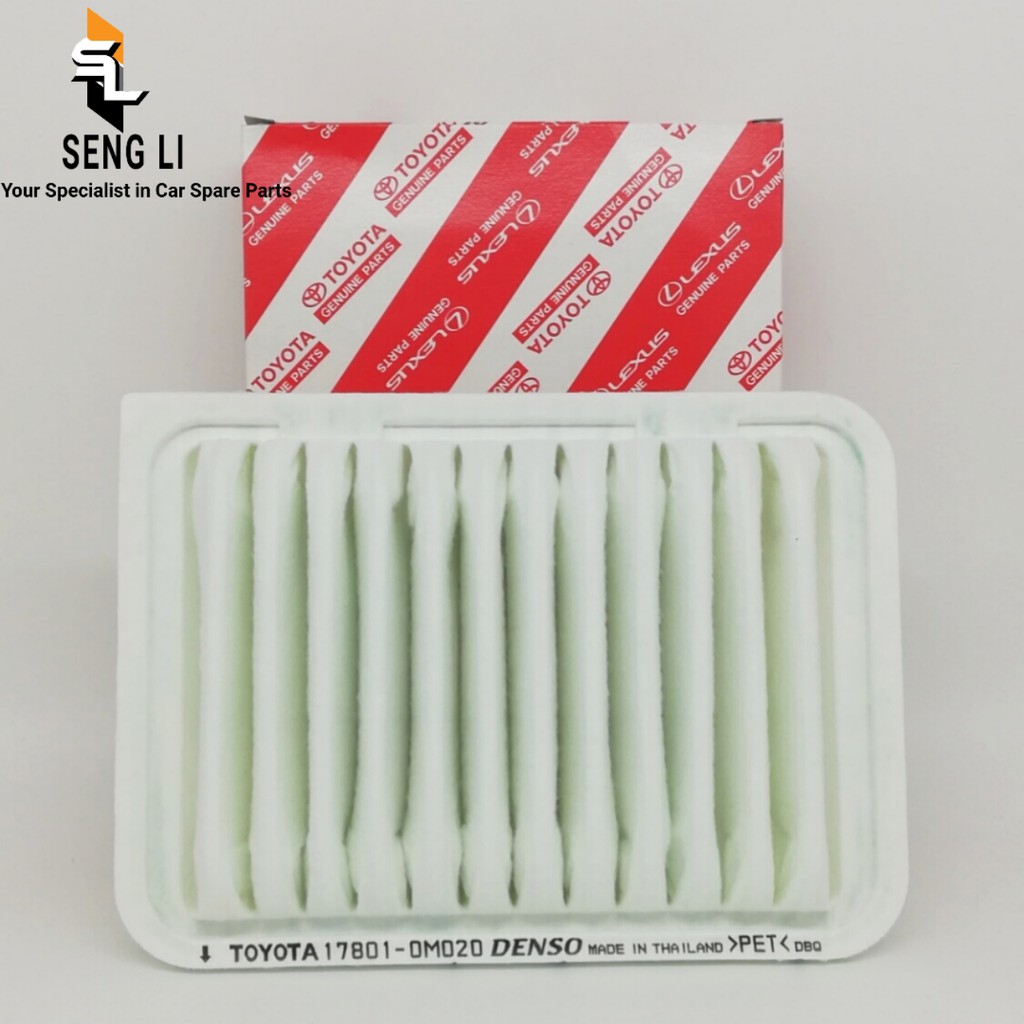 TOYOTA VIOS NCP93/ALTIS/WISH ZGE21 GENUINE AIR FILTER-17801-0M020 ...