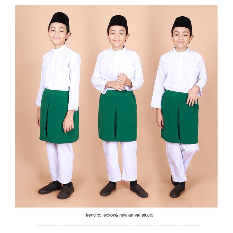 [FREE SHIPPING] GREEN SAMPIN UNIFORM BAJU SEKOLAH AGAMA. | Shopee Malaysia