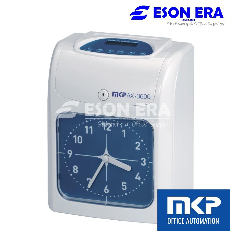 MKP Time Recorder / Punch Card Machine AX-3600 (Analog) | Shopee Malaysia