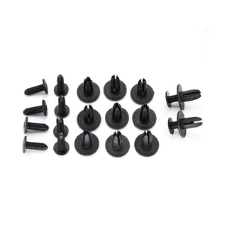 100pcs Clip Bumper Car Plastic Rivet 6mm Hole Fender Bonnet Clips ...