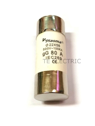 PLASMA 22mm X 58mm CUT OUT FUSE 80A 500V 100KA ROUND TYPE | Shopee Malaysia
