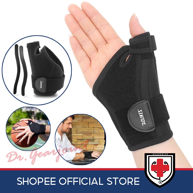 Thumb Splint Brace /Reversible Thumb/ Wrist Stabilizer Splint for phone Thumb, Trigger Finger ...