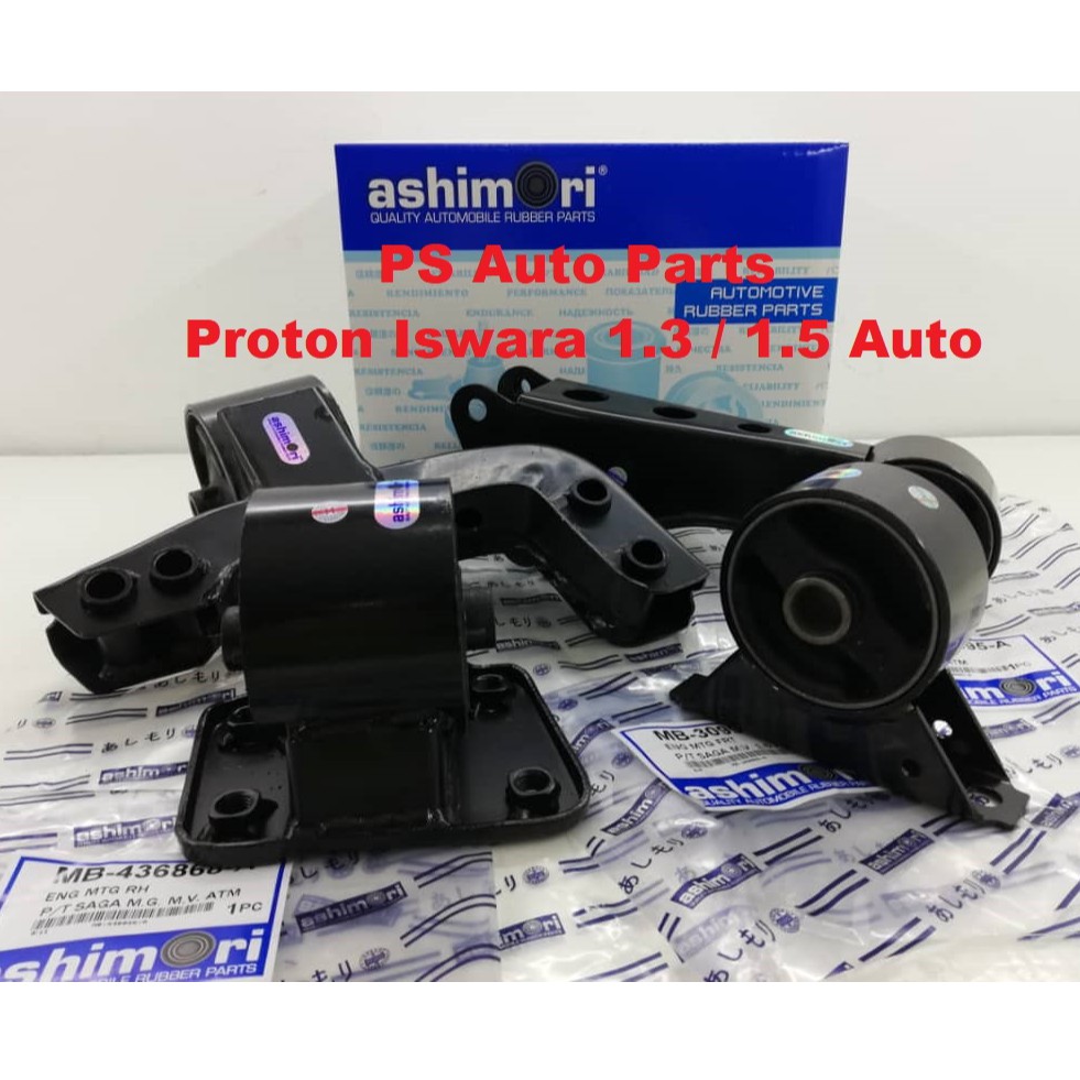 Proton Iswara 1.3 / 1.5 Auto Engine Mounting Set Ashimori Engine Struts ...