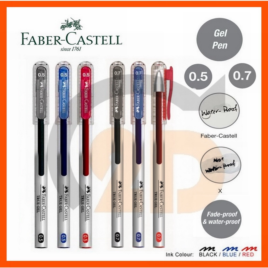 Faber-Castell True Gel Pen 0.5mm / 0.7mm | Shopee Malaysia