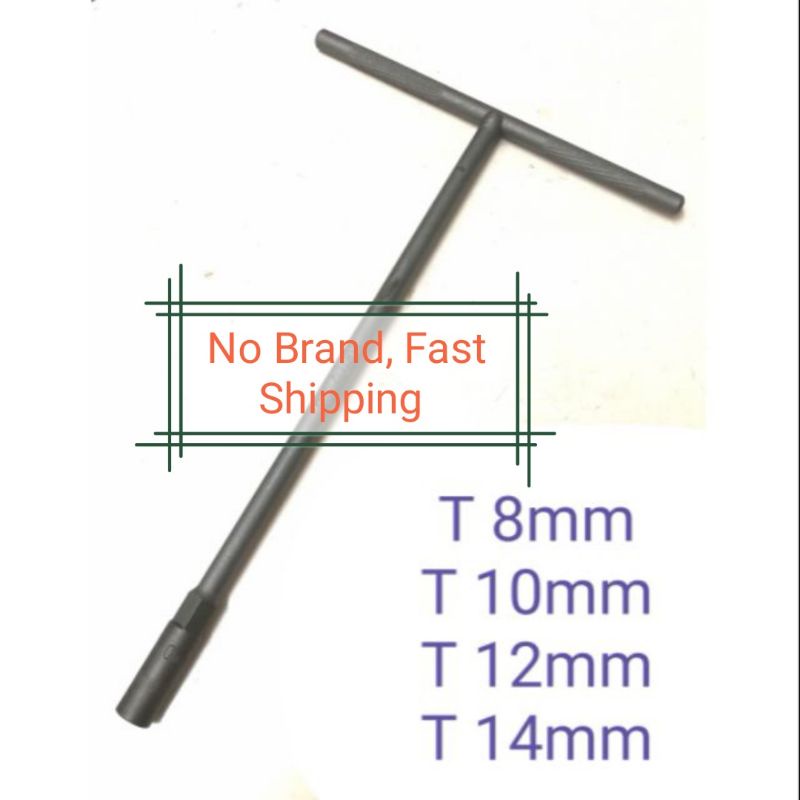 TA8888 Heavy duty T tool spannar deep socket wrench T tools 8mm 10mm ...
