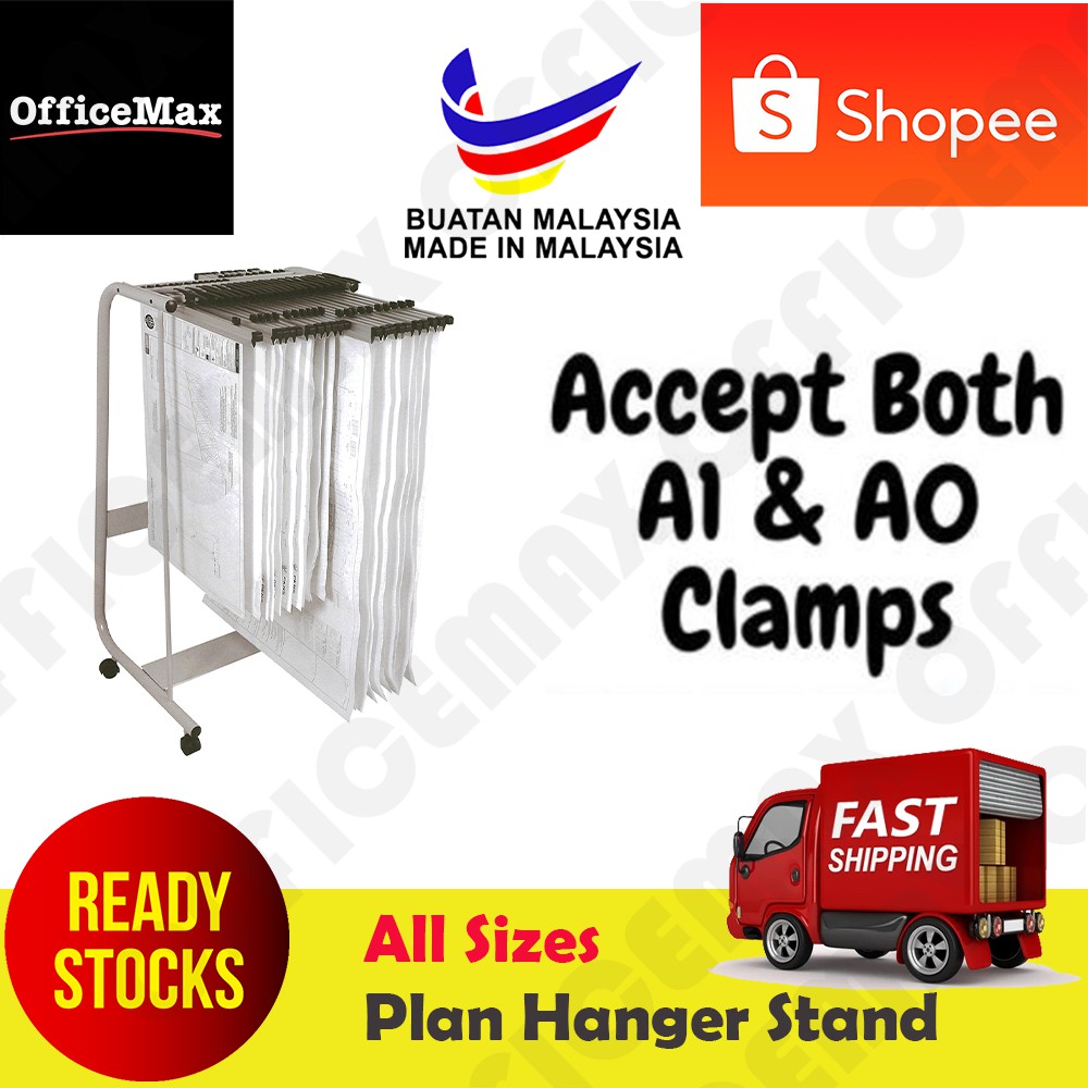 Plan Hanger Stand All Sizes (Accept A1 & A0 Plan hanger Clamps) /Plan ...