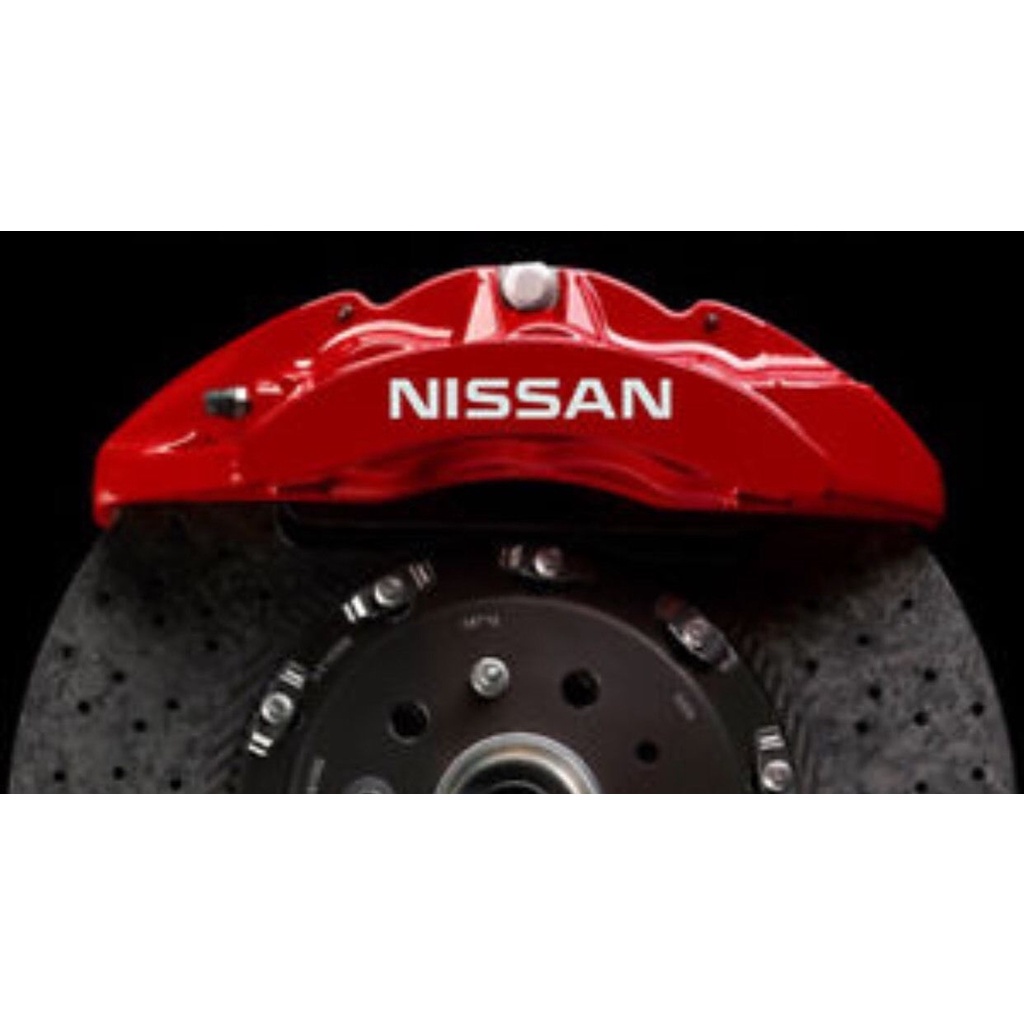 8pcs Nissan Brake Hi Temp Caliper Vinyl Decal Sticker Set Of 6 (Any ...