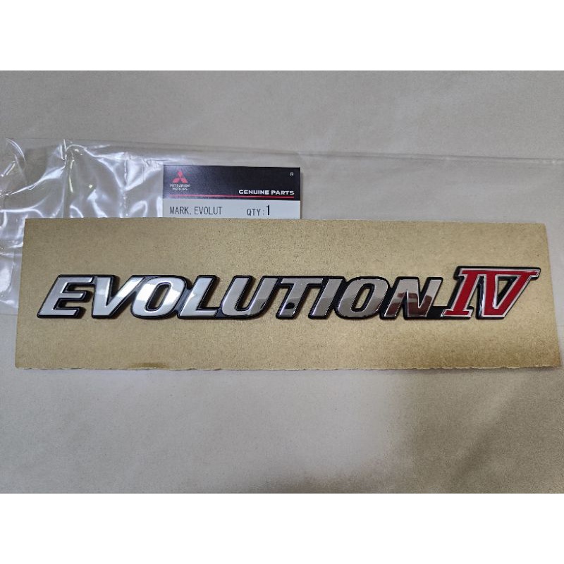 Mitsubishi lancer evolution iv emblem (evo 4) | Shopee Malaysia