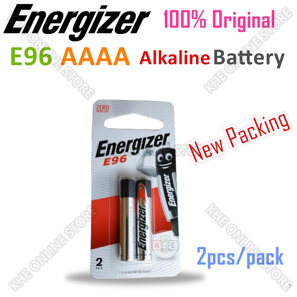 [100% Original] Energizer AAAA E96 1.5V Alkaline Battery 2pcs/pack ...