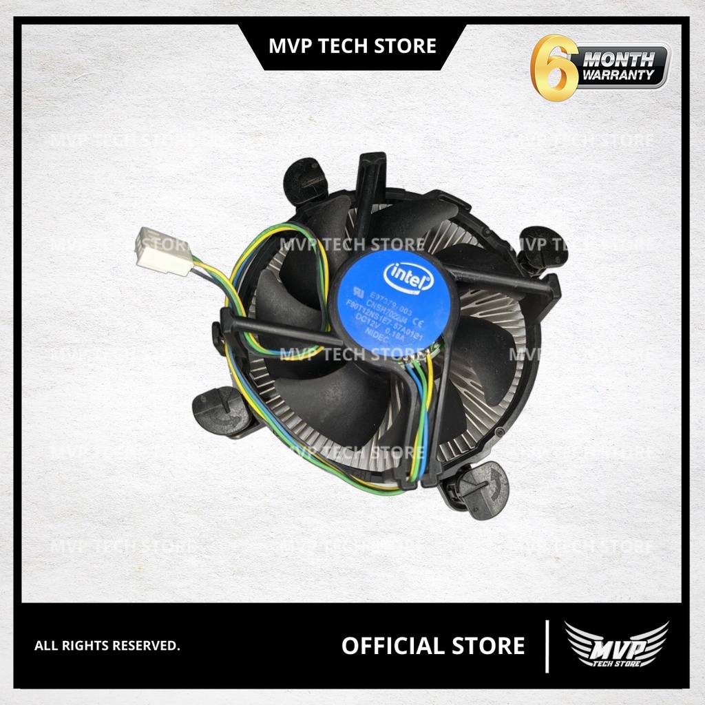 INTEL FAN LGA 775 1150 1151 1155 1156 1200 ( COPPER / ALUMINUM ) SOCKET ...