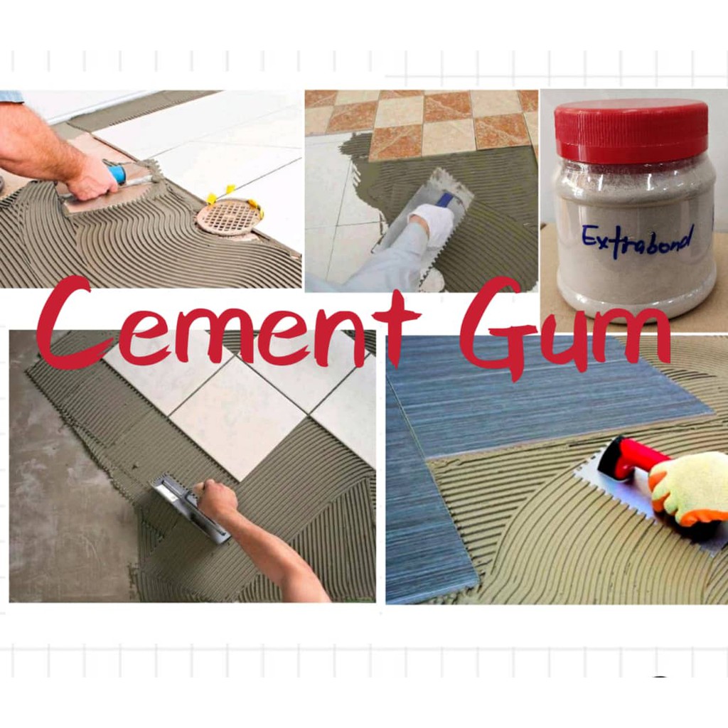 Grey Cement Gum / Simen Gum for Ceramic Tiles Installation 800g ...