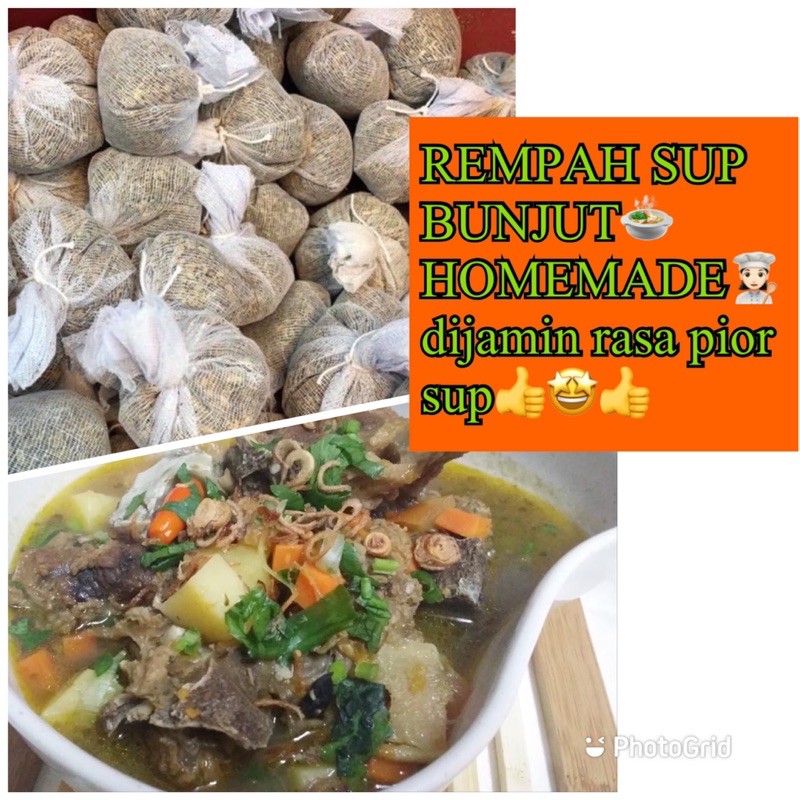SUP BUNJUT PIOR ORI (homemade dari pokleh rempah | Shopee Malaysia