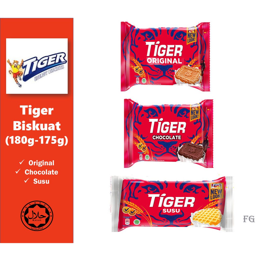 Tiger Biskuat Assorted 144.4g - 175g | Shopee Malaysia