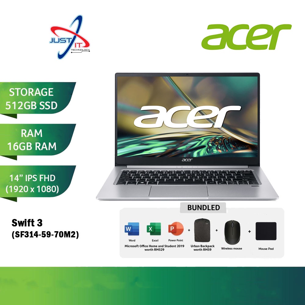 Acer Swift 3 SF314-511 Price in Malaysia & Specs - RM3699 | TechNave