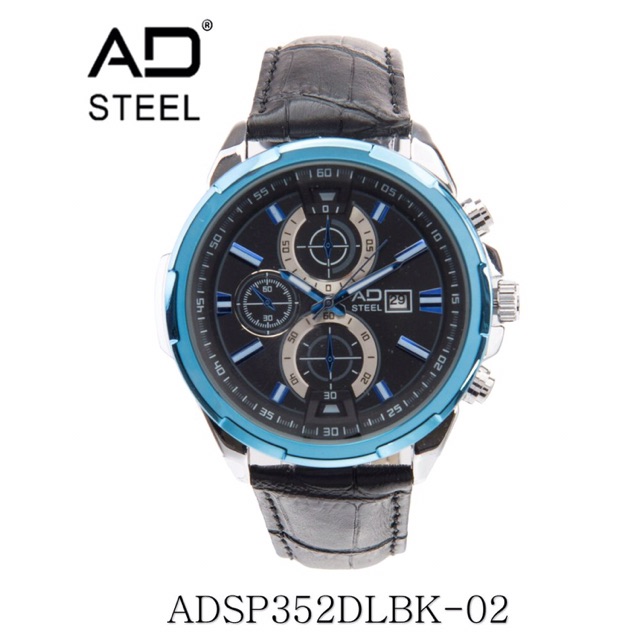 AD Steel Men Leather Smart Casual Watch ADSP352 | Shopee Malaysia