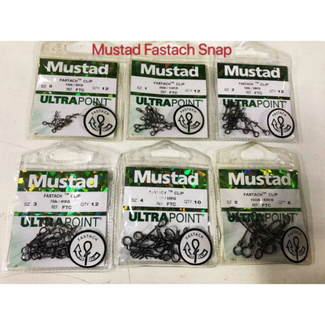 Mustad Fastach Click Snap(FTC) | Shopee Malaysia