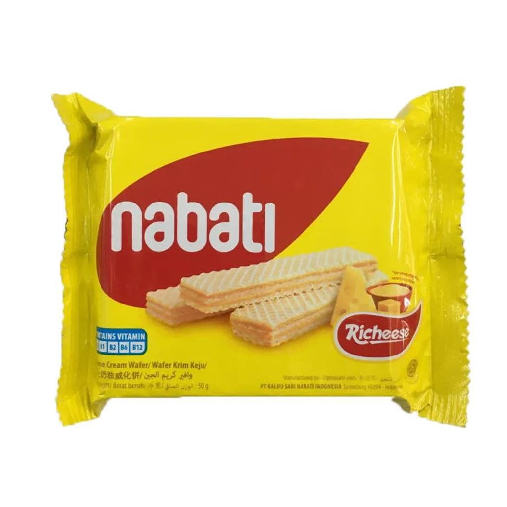 Richeese Nabati Cheese Wafer / Chocolate Wafer (50g) | Shopee Malaysia