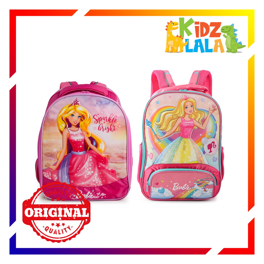 Barbie Primary Children School Bag/ Backpack (16") | Shopee Malaysia