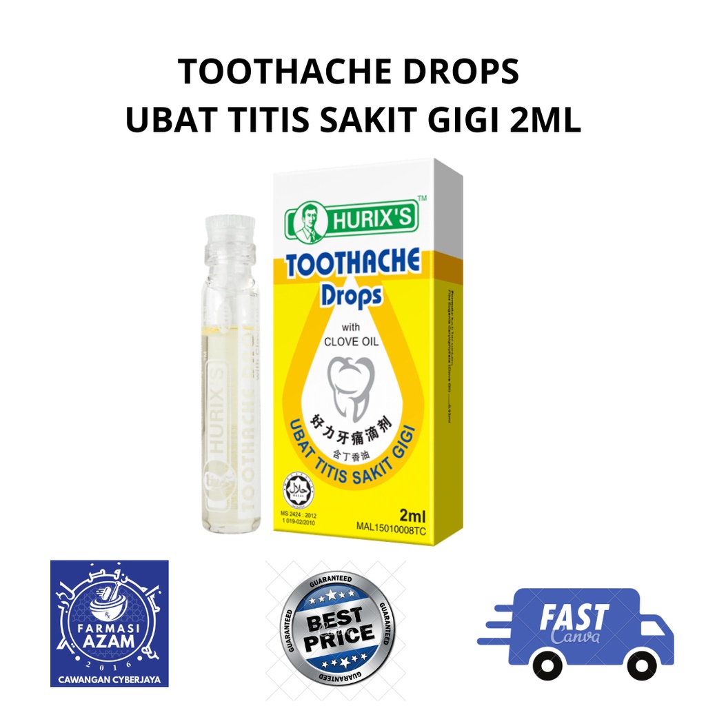 TOOTHACHE DROPS UBAT TITIS SAKIT GIGI 2ML | Shopee Malaysia TOOTHACHE DROPS UBAT TITIS SAKIT GIGI 2ML | Shopee Malaysia