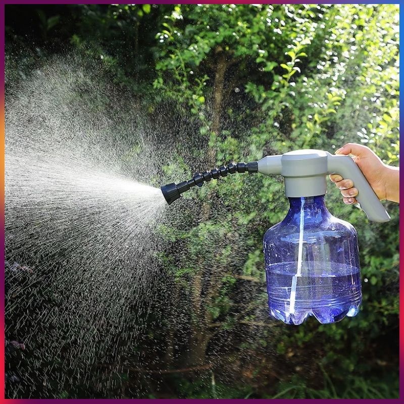 3L Electric Garden Mist Sprayer High Pressure Spray Bottle Adjustable ...