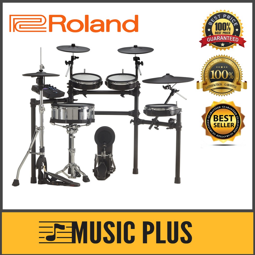 Roland TD-27KV V-Drums Electronic Drum Set with RH-5 Headphone, Kick ...