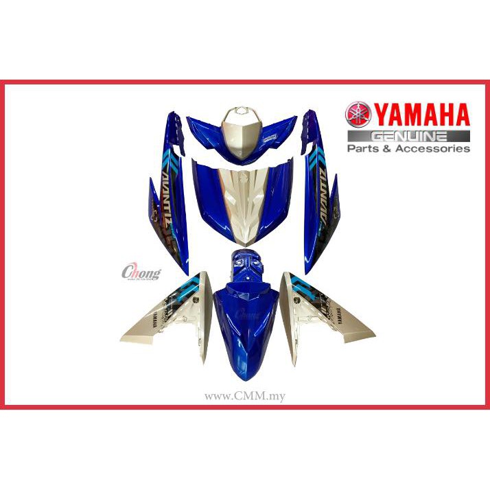 YAMAHA Ego Avantiz V1 Body Cover Set & Body Stripe 100% Original HLY ...