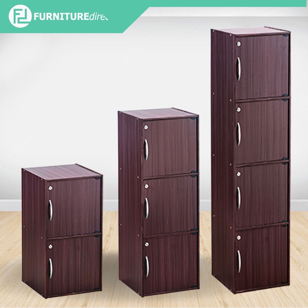 Furniture Direct CODEY 4 Door Locker Cabinet with key lock/ Locker ...