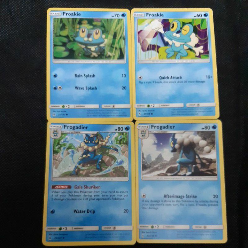 Pokemon Frogadier Card