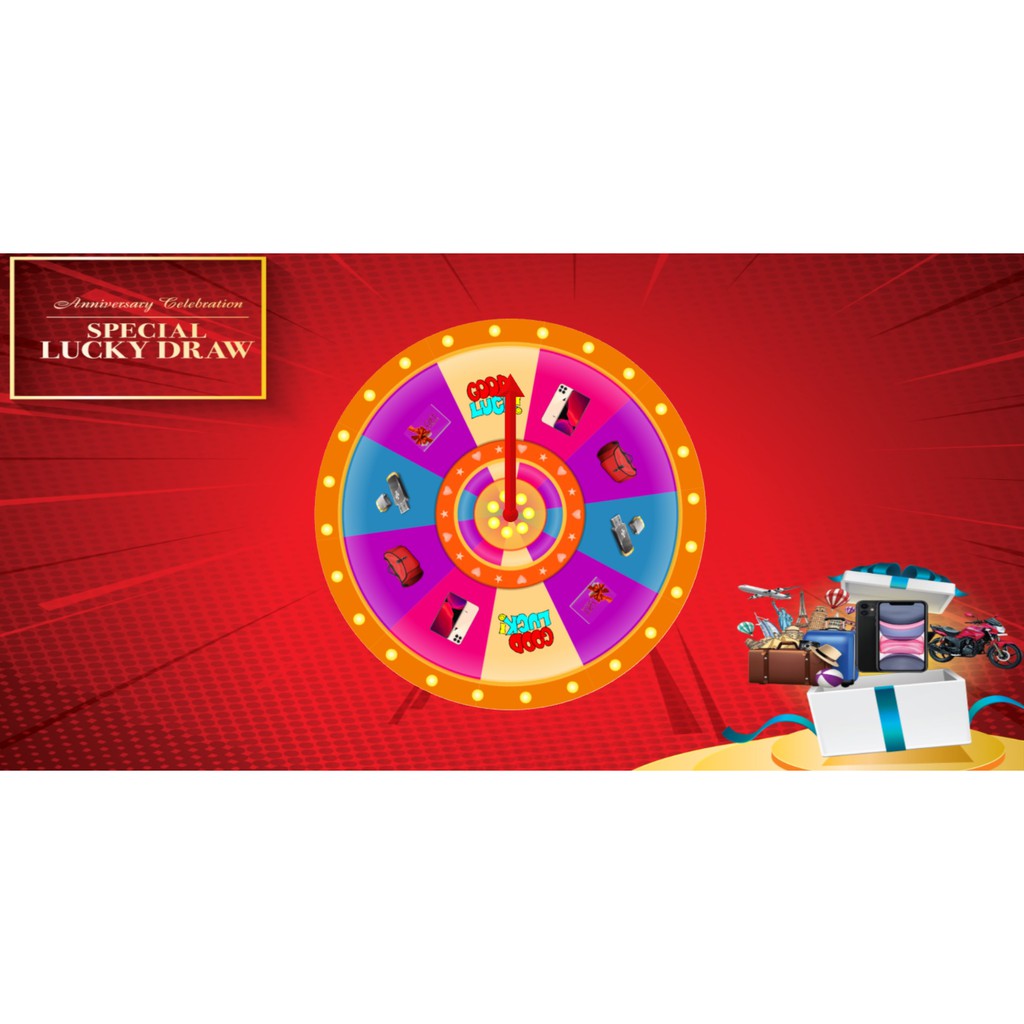 Wheel of Fortune Lucky Draw | Shopee Malaysia
