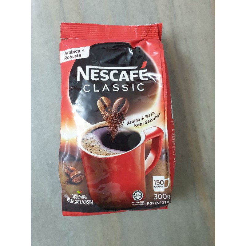 NESCAFE Classic Refill (300g) Termurahh!!! Stok Terbaru!!! | Shopee ...