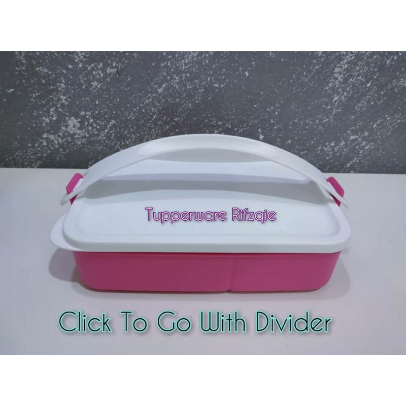 Tupperware Click To Go With Divider 1pc | Shopee Malaysia